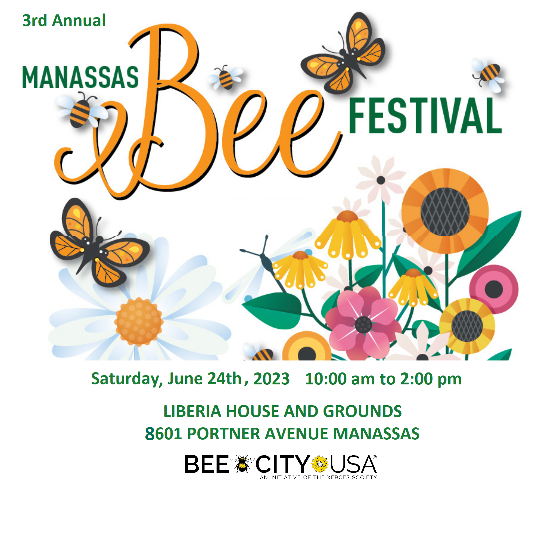 NEWS – 6th Annual Manassas Bee Festival Saturday, 6/20/26 Liberia House ...